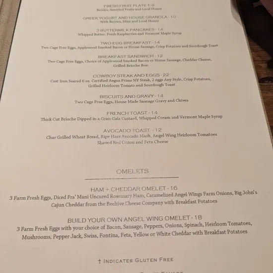 The Gate Restaurant Menu | Rancho Murieta, CA | Checkle