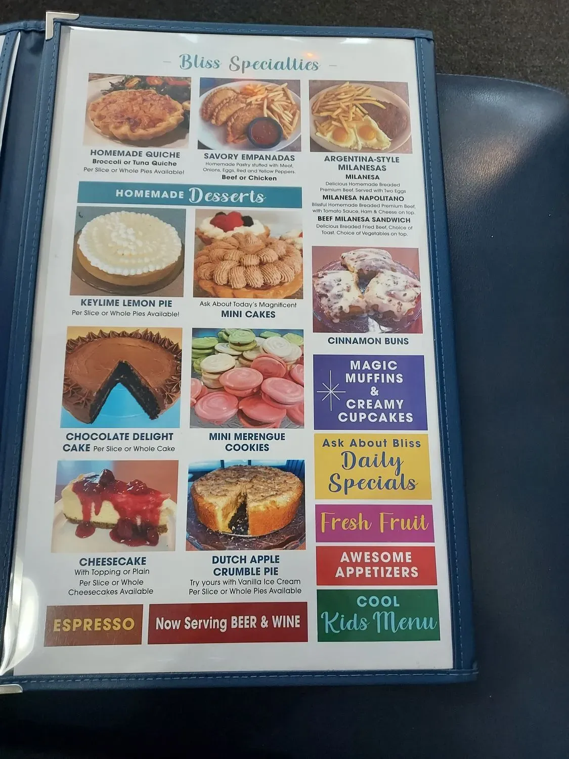 Bliss Cook House Menu | Palm Harbor, FL | Checkle