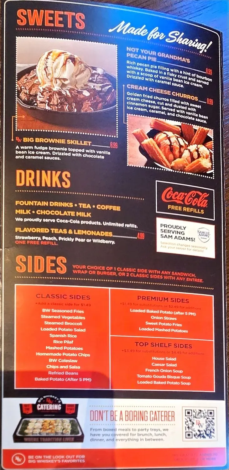 Big Whiskey's - Poplar Bluff Menu - Updated November 2025