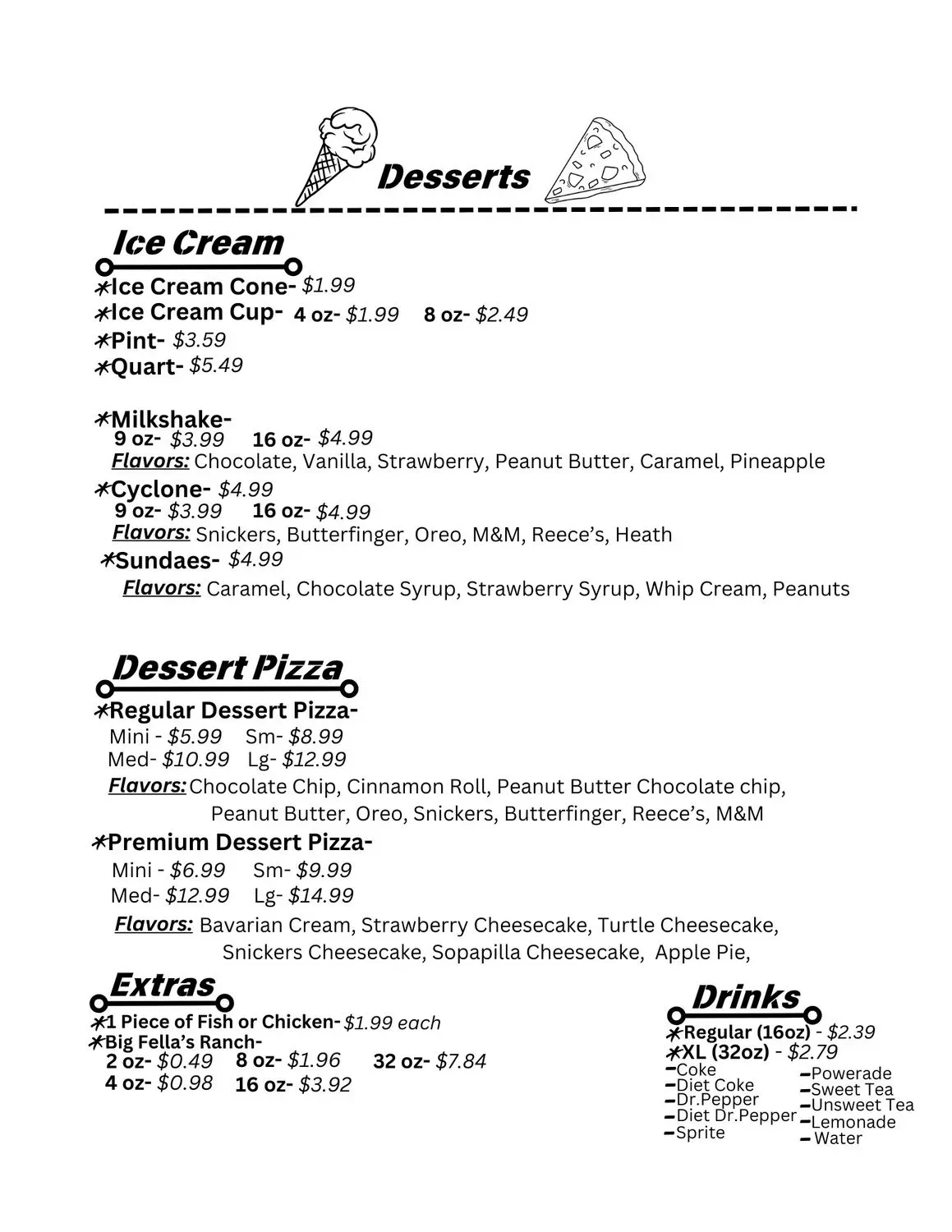 Slicehouse Pizza & Grill Menu - Updated October 2025