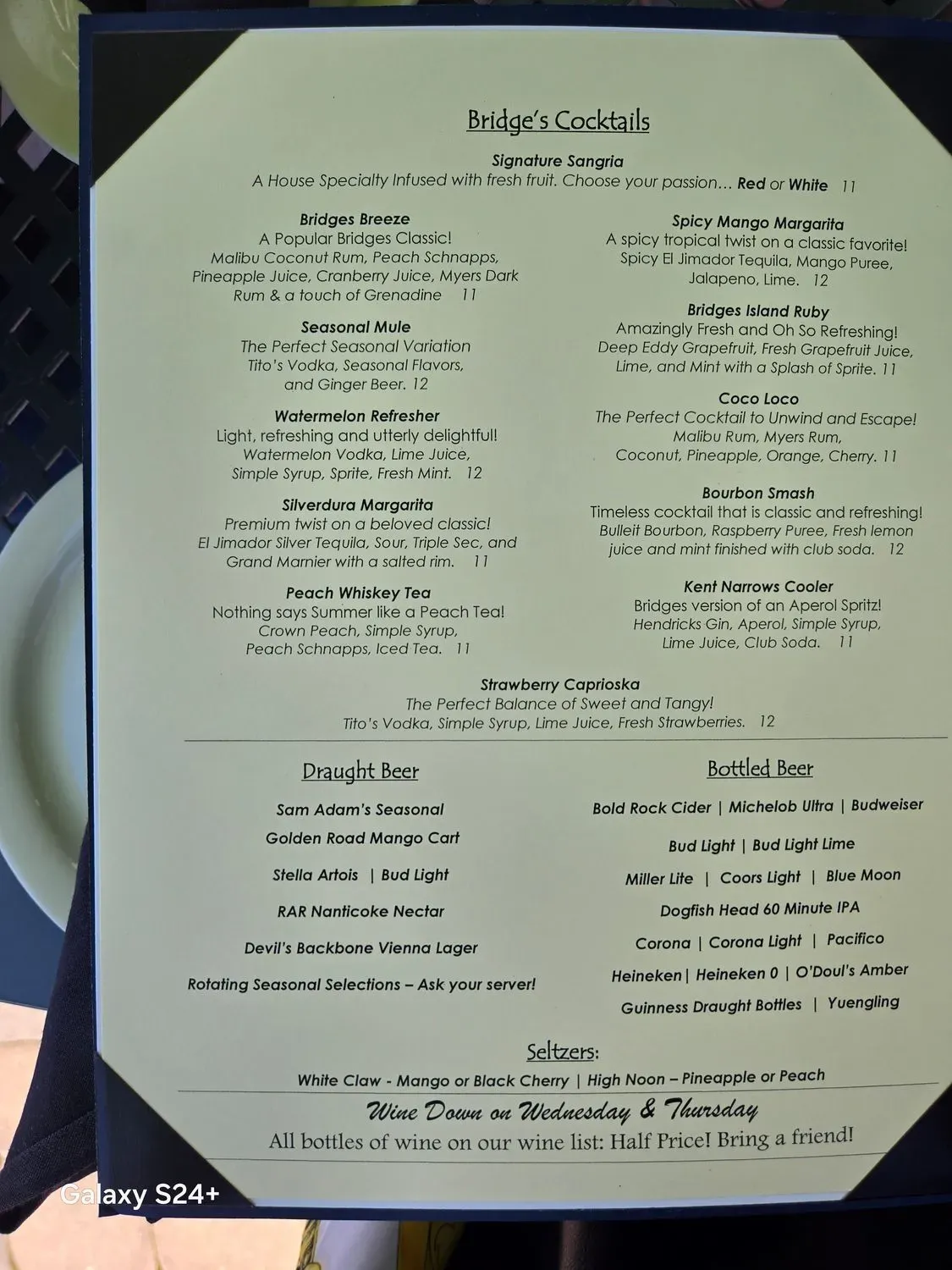 Bridges Restaurant on Kent Narrows Menu - Updated November 2025
