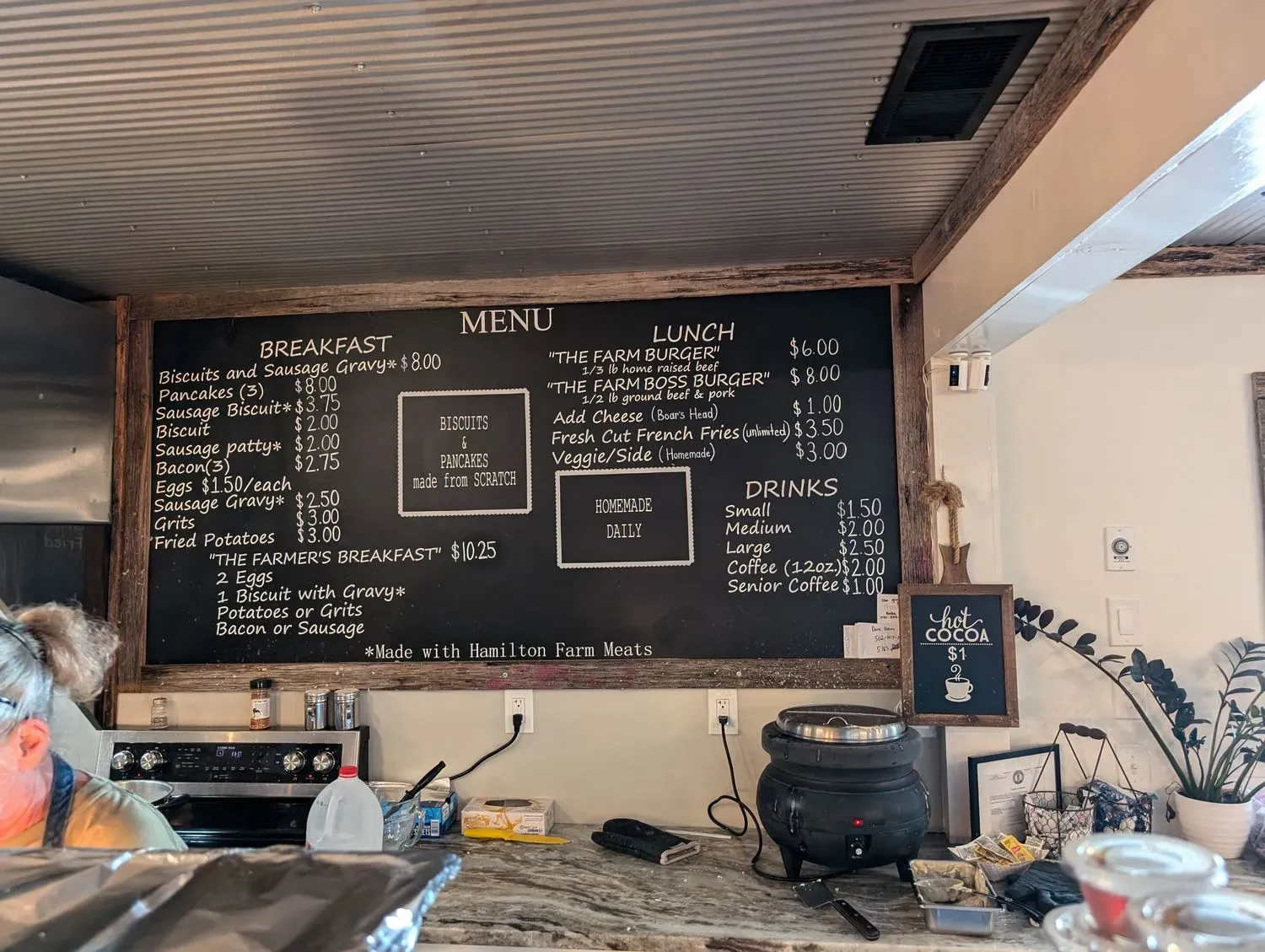 The Farm Kitchen Menu - Updated October 2025