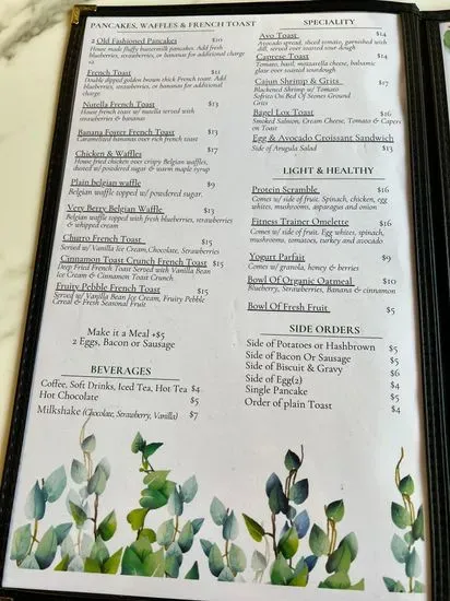 The Secret Garden Menu | Modesto, CA | Checkle
