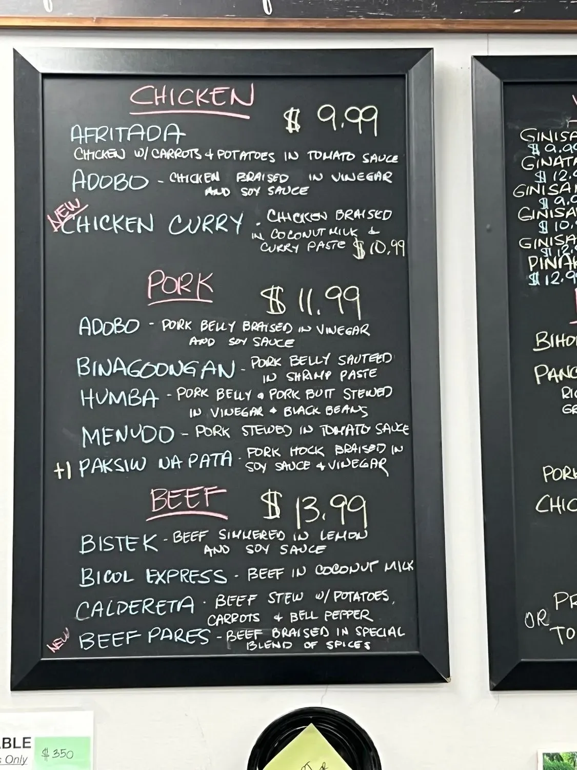 Luzviminda Grocery and Restaurant Menu - Updated November 2025