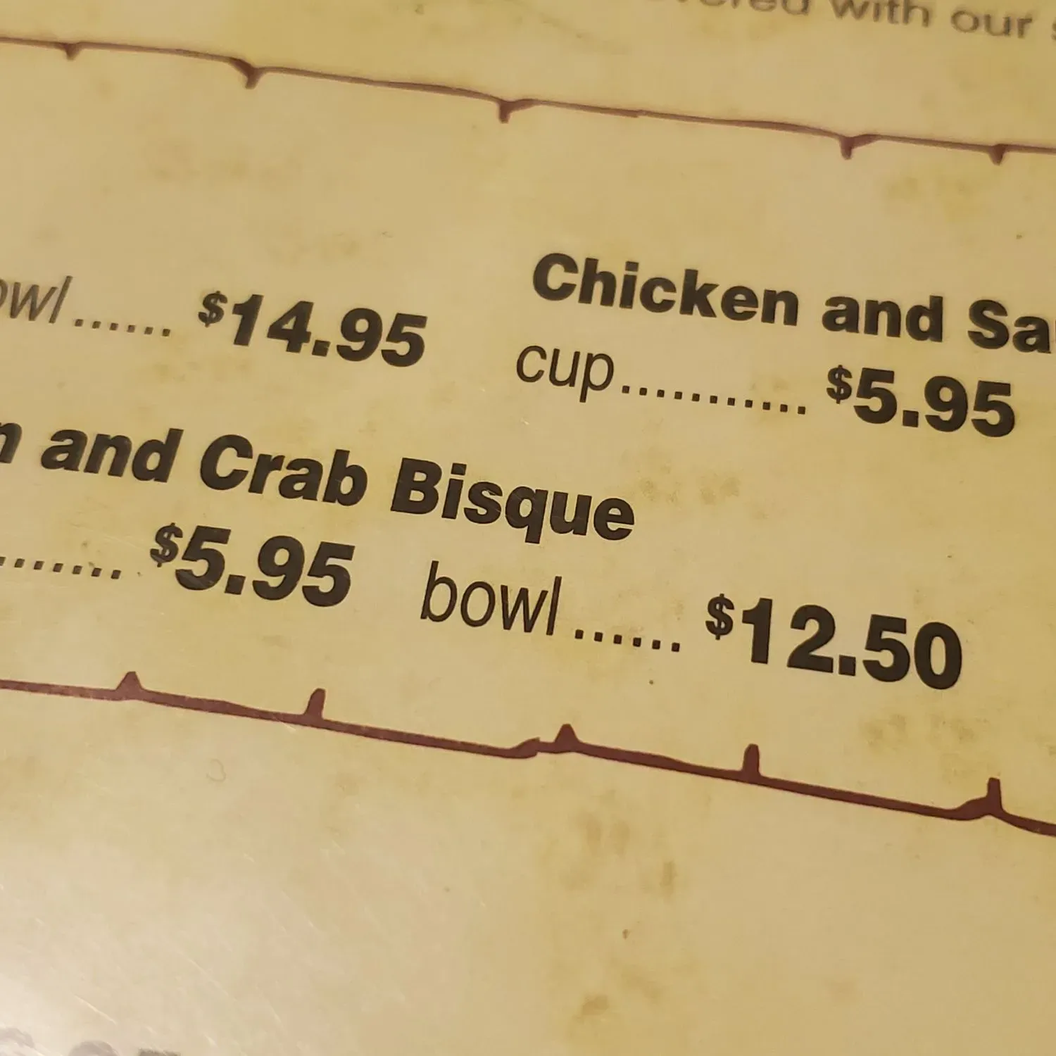 Crawfish House & Grill, LLC Menu - Updated November 2025