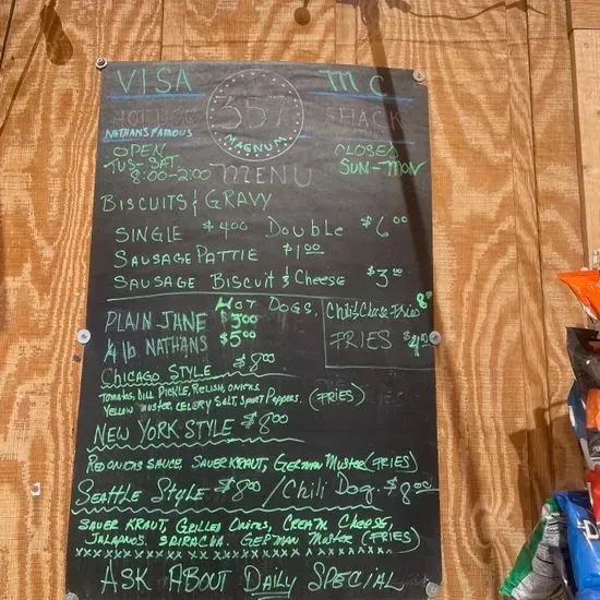 357 Magnum Hot Dog Shack Menu | Quartzsite, AZ | Checkle