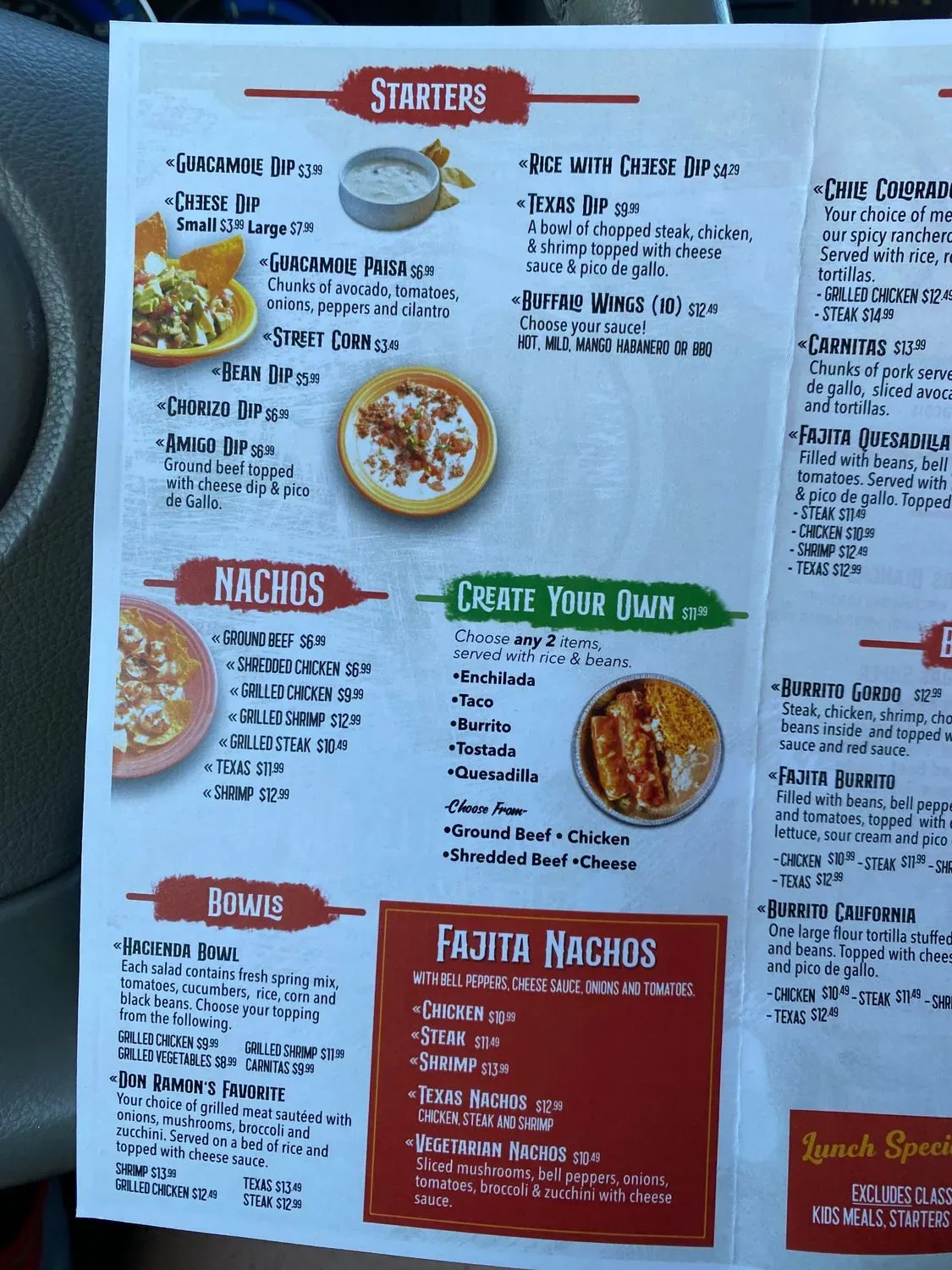 Don Ramon Express Menu - Updated March 2024