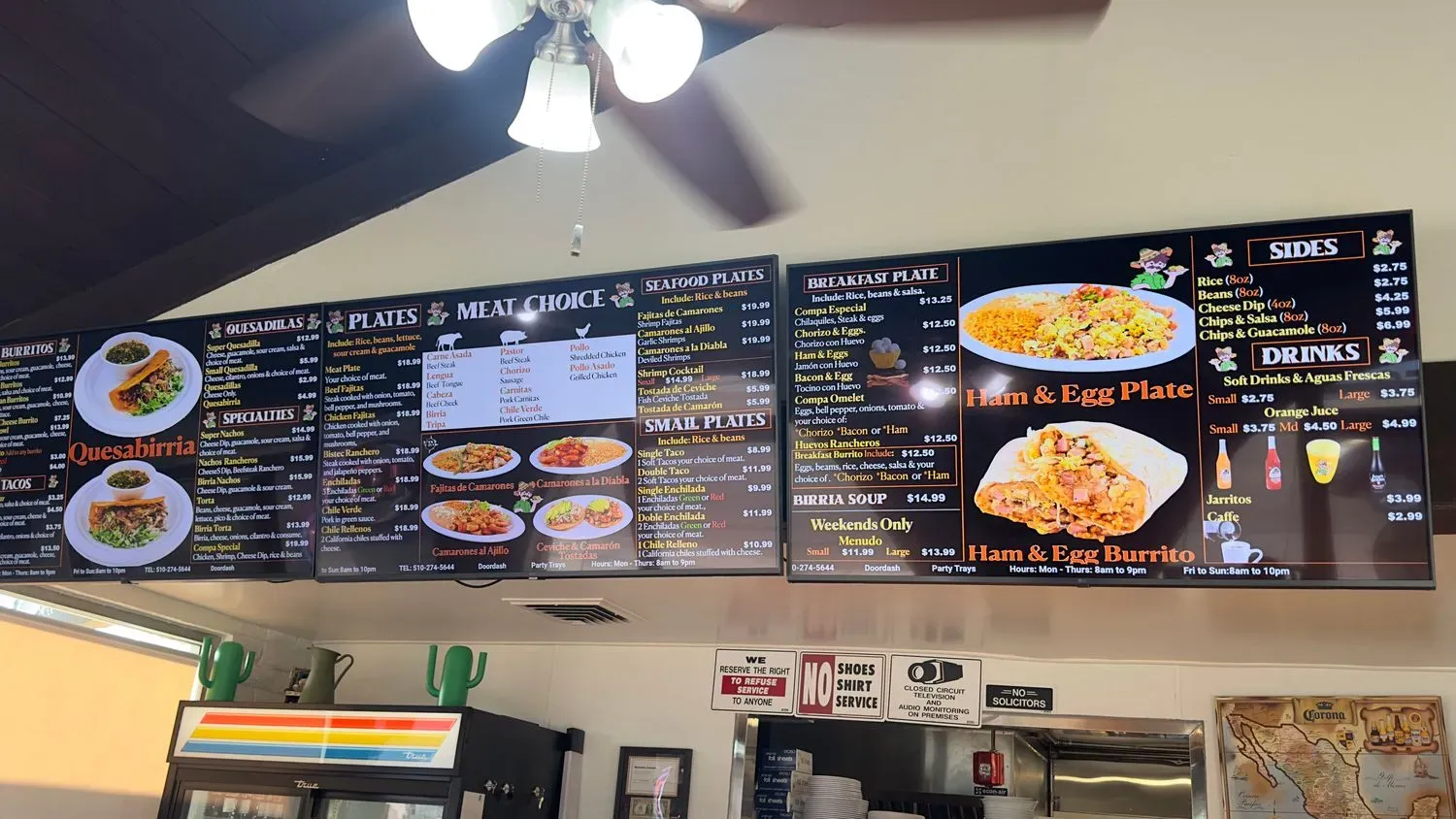 Tacos El Compa Menu - Updated October 2025