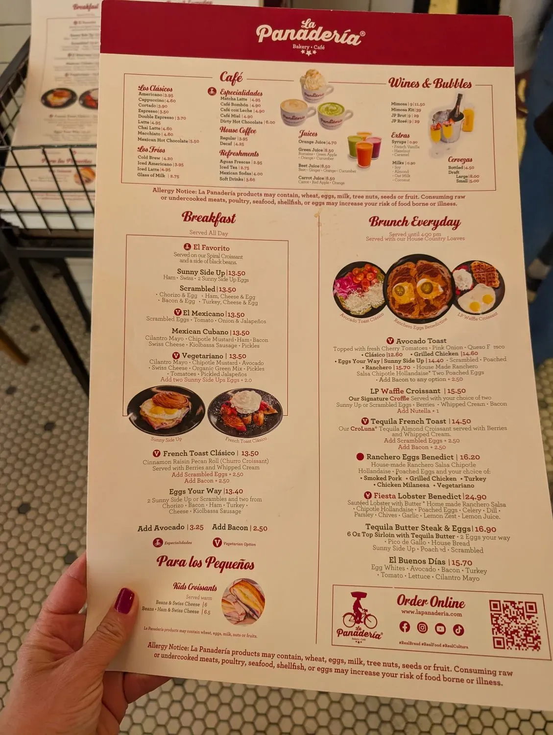 La Panadería Bakery Café Menu - Updated November 2025