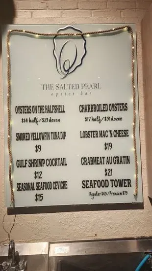 The Salted Pearl Menu | New Orleans, LA | Checkle