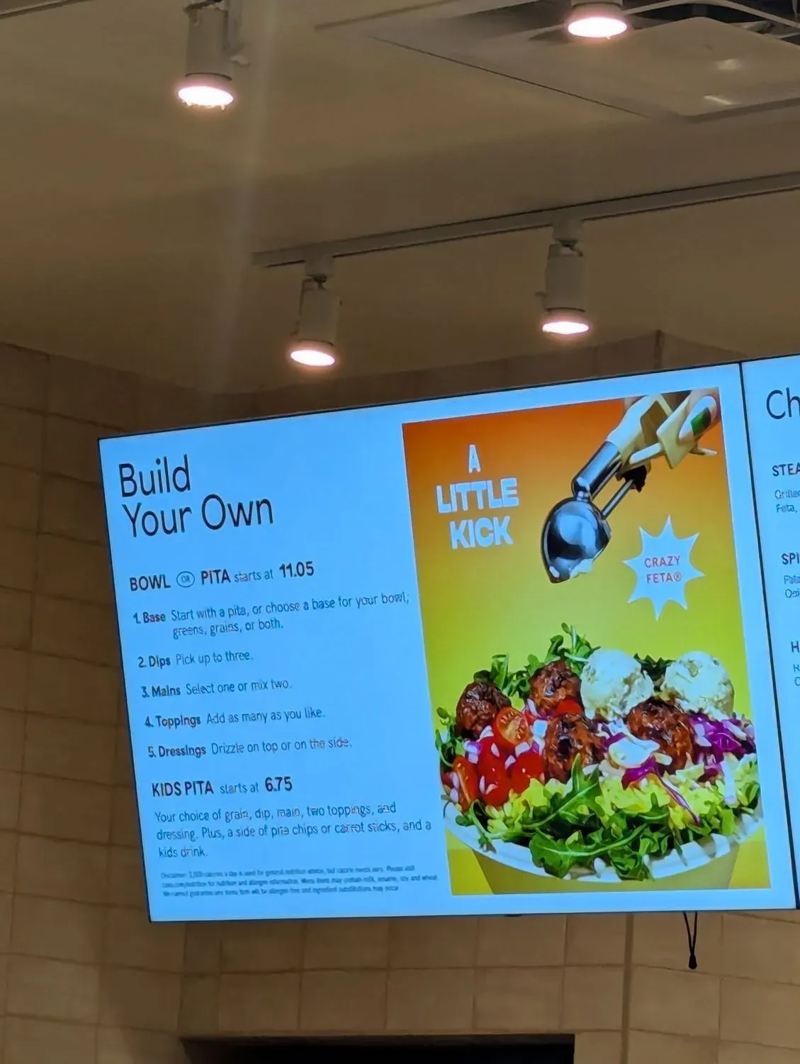 CAVA Menu - Updated November 2025