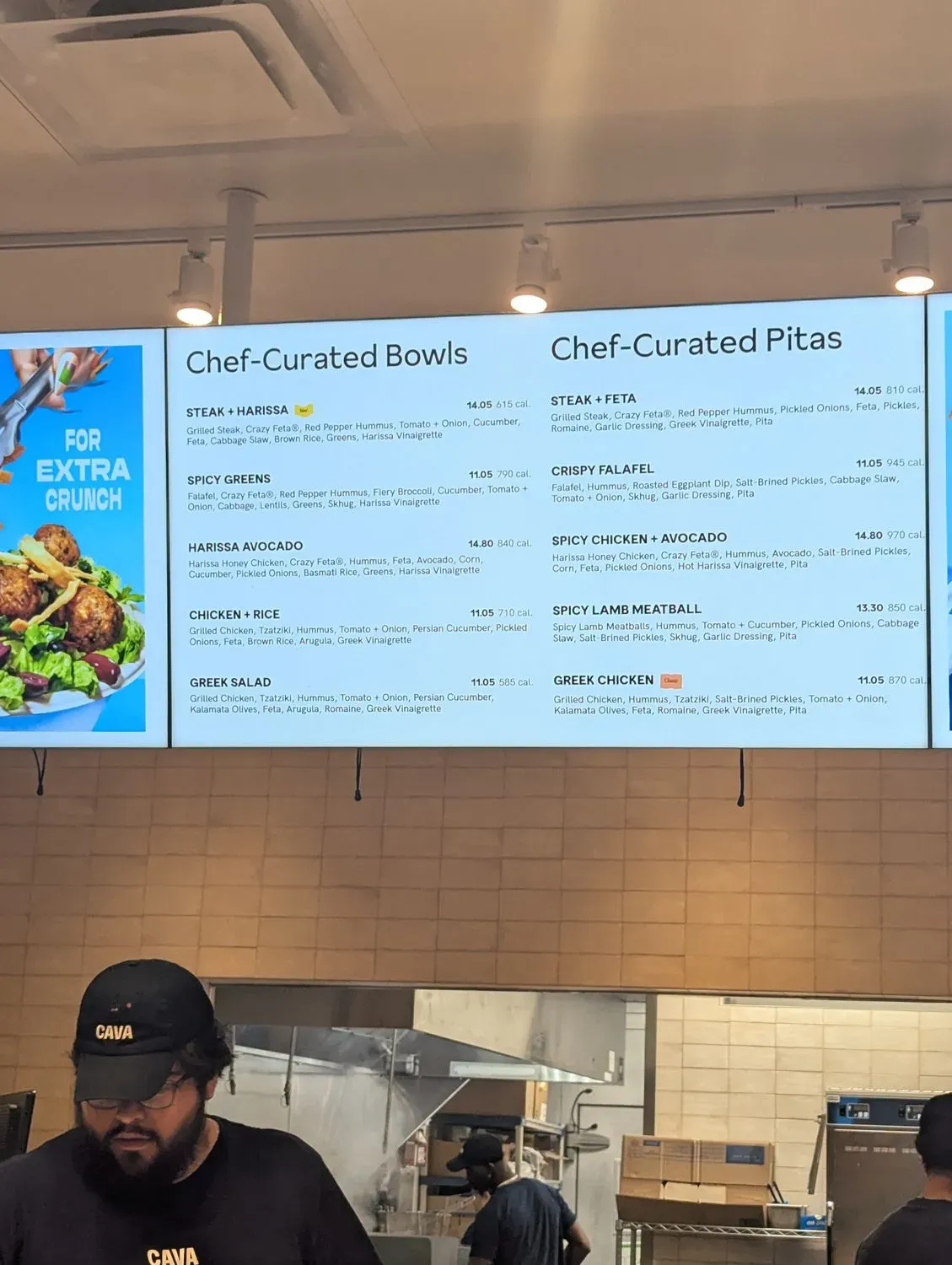 CAVA Menu - Updated November 2025