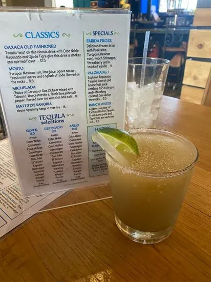 Mattito's Menu | Dallas, TX | Checkle