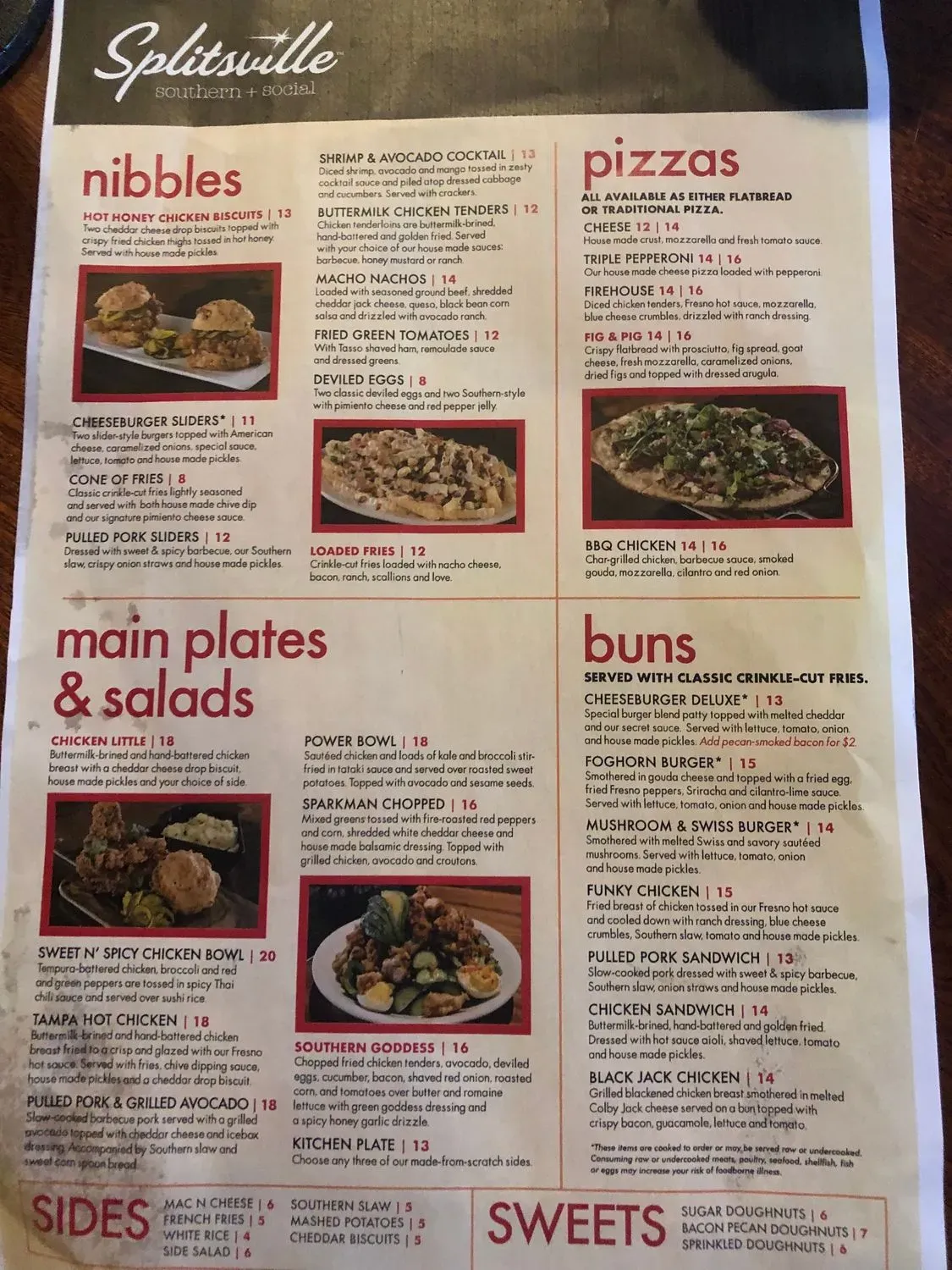 Splitsville Tiki + Social Menu - Updated September 2025