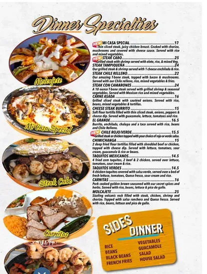 Taco Inc Mexican Bar and Grille Dubois Menu | DuBois, PA | Checkle