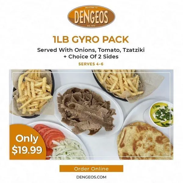 Dengeos Glenview Menu - Updated November 2025