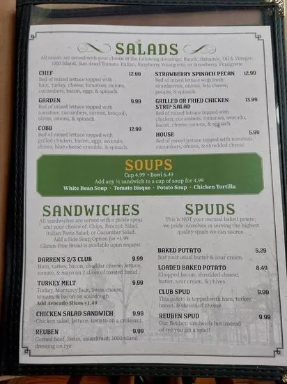 Matty's Menu | Arkadelphia, AR | Checkle