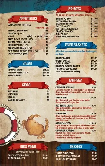 Crawfish and Chill Luling Menu | Luling, LA | Checkle