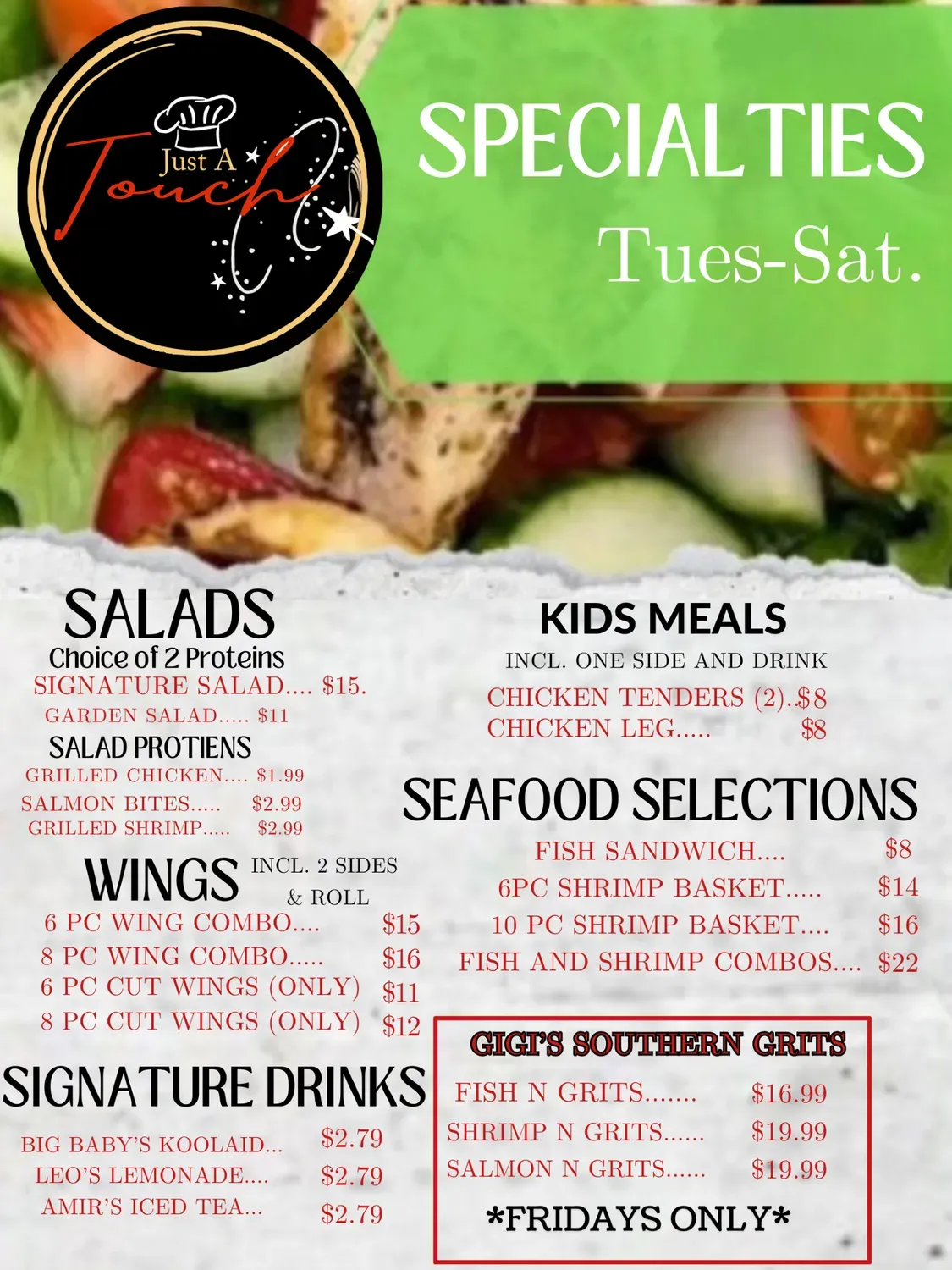 Taste And See Soul Food Kitchen Menu - Updated November 2025