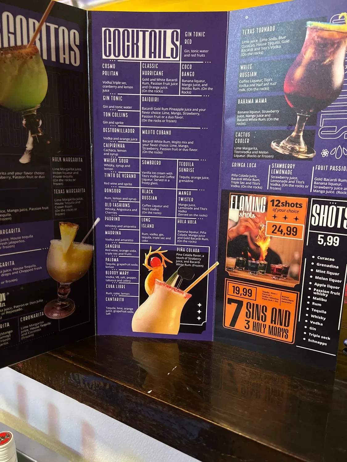 Don Toro Menu - Updated October 2025