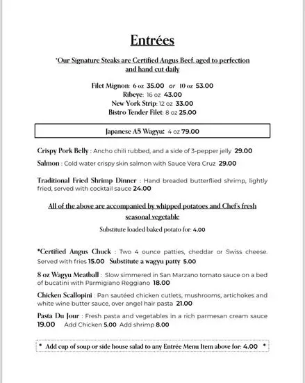 The Steakout Menu | Dolores, CO | Checkle