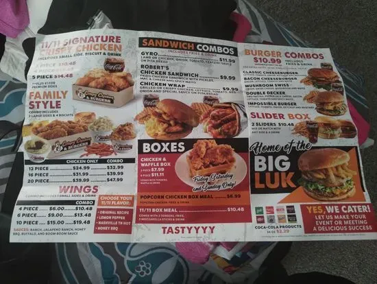 Crispy Chicken & Burgers - Clio Menu | Clio, MI | Checkle