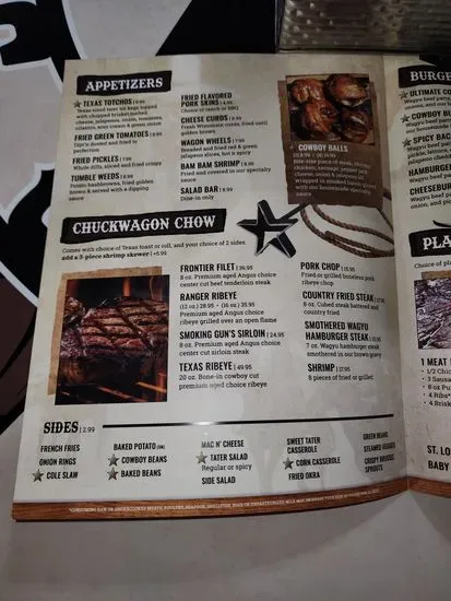 Texas Smoking guns Menu | Eufaula, AL | Checkle