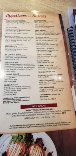 Nino's Cafe Menu | Vero Beach, FL | Checkle