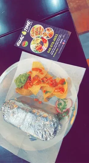 Guac Time Mexican Grill Menu | New York, NY | Checkle