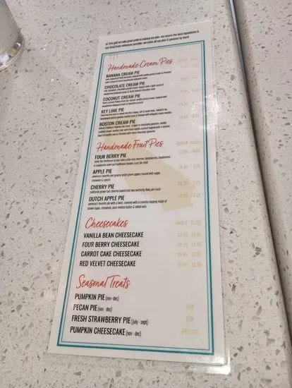 31st Grill Menu - Updated November 2025