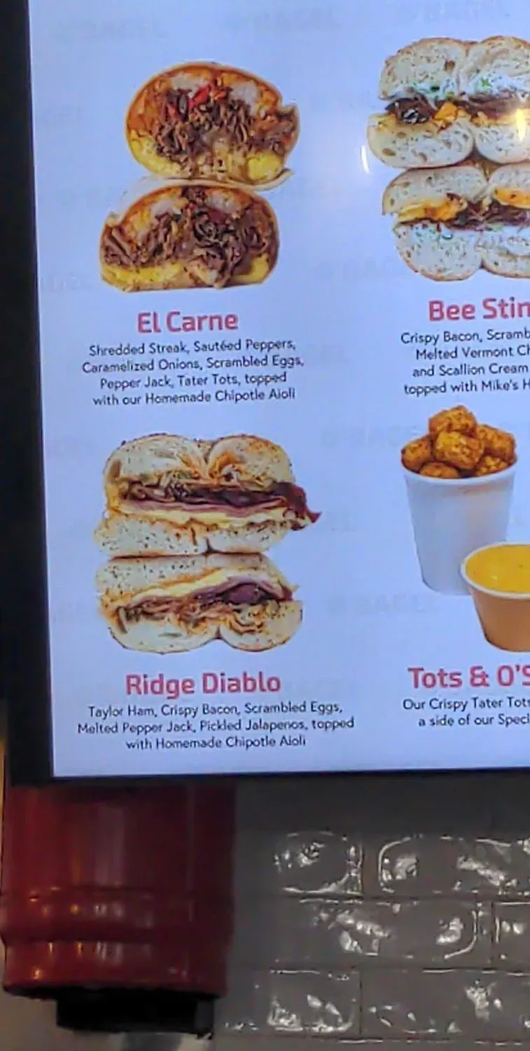 O'Bagel Menu - Updated October 2025