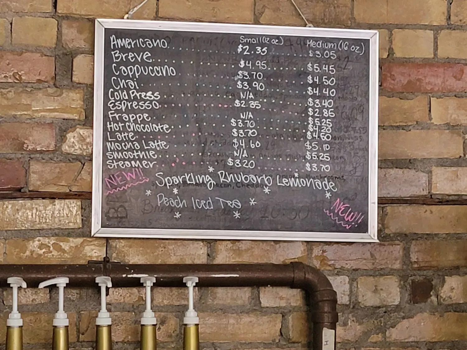 The Sugar Shack Menu - Updated November 2025