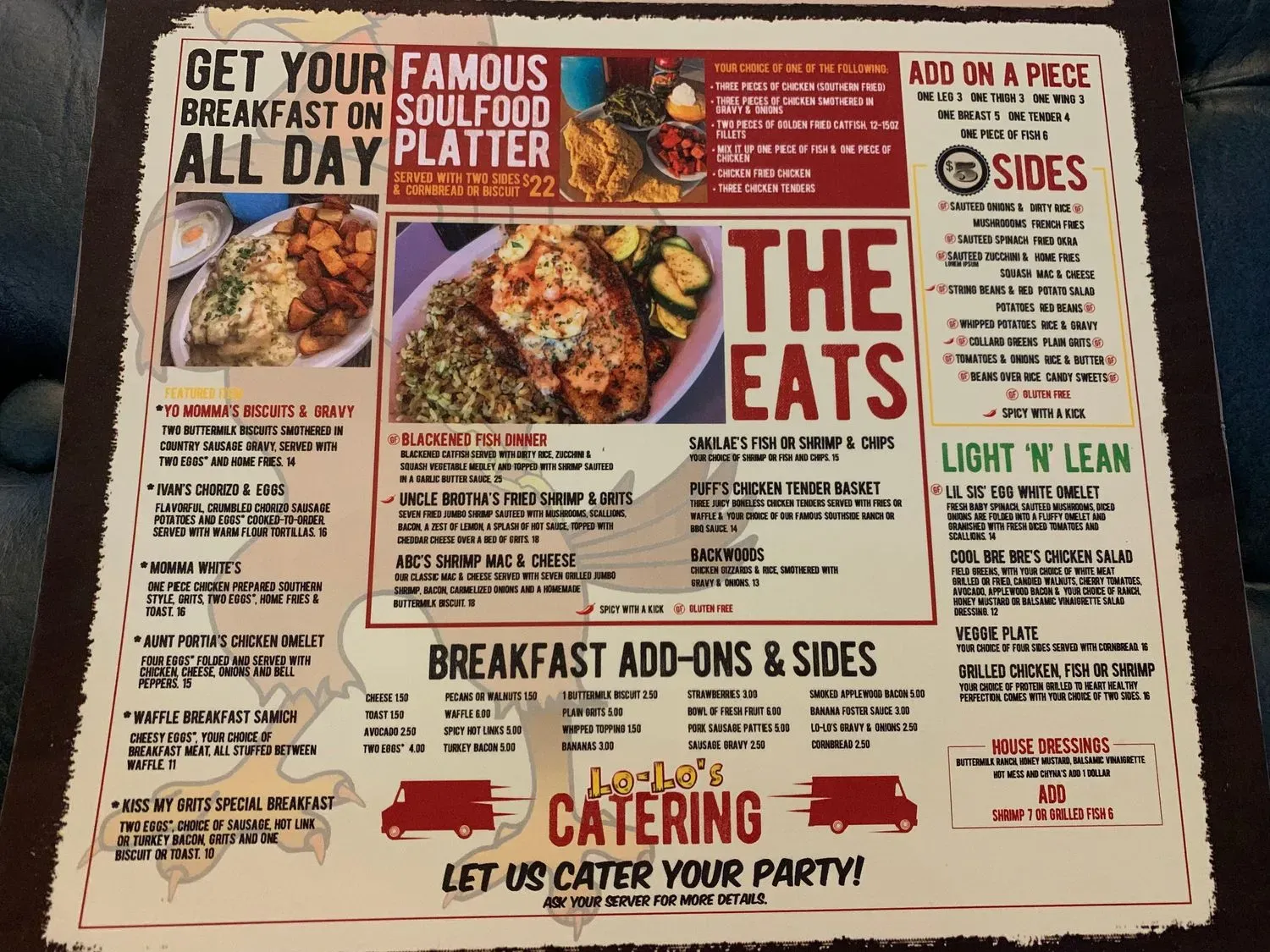 Lo-Lo's Chicken & Waffles Menu - Updated November 2025
