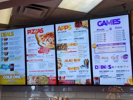 Chuck E Cheese Menu Altamonte Springs Fl Checkle