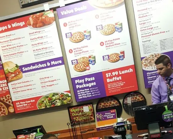 Chuck E. Cheese Menu | Waldorf, MD | Checkle