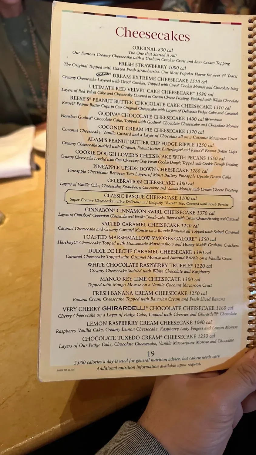 The Cheesecake Factory Menu | San Diego, CA | Checkle