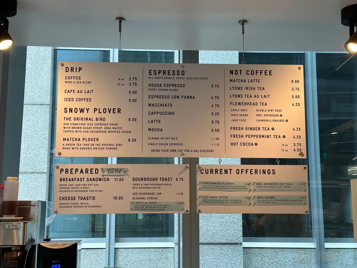 Andytown Coffee Roasters Menu - Updated November 2025