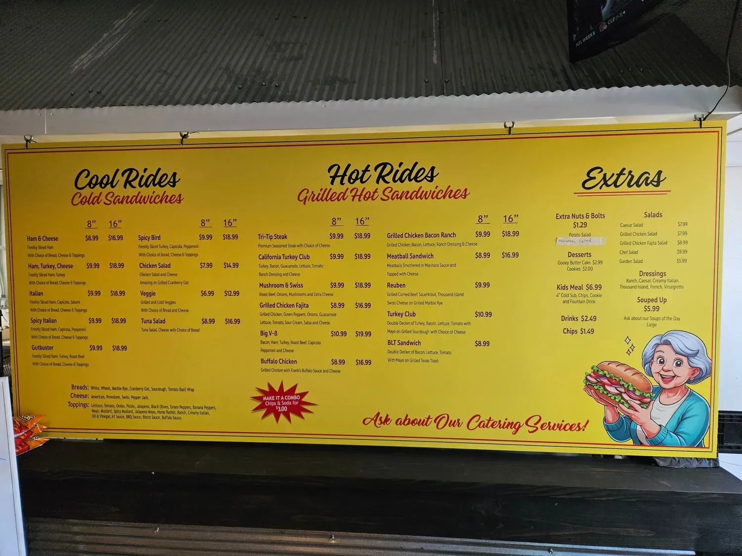 Mamma's On Mill Menu - Updated November 2025