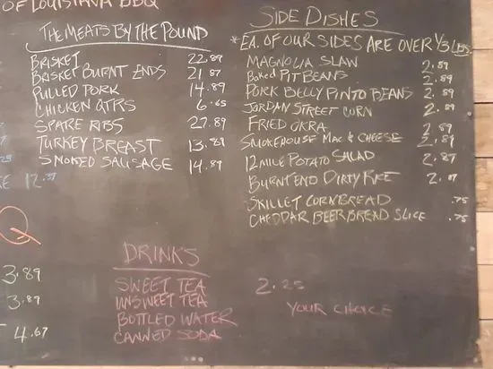 The Magnolia Pit Menu | Shreveport, LA | Checkle