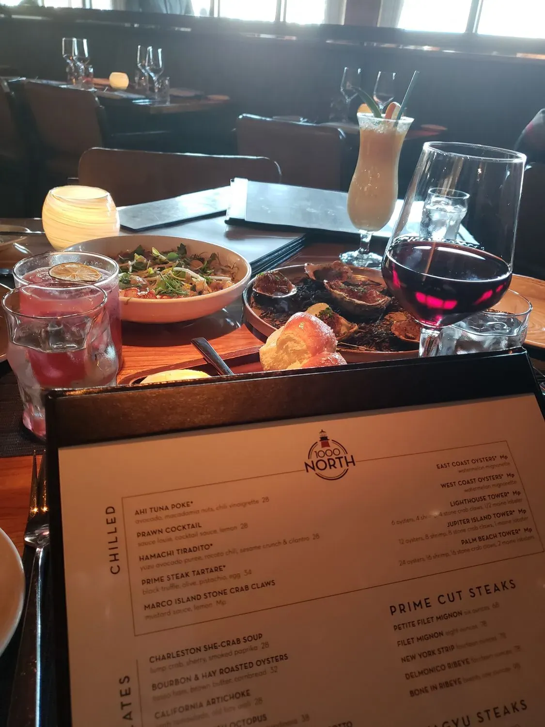 1000 NORTH Menu - Updated November 2025