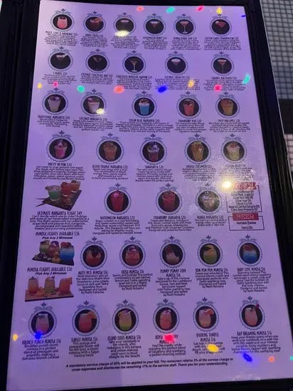 Sugar Factory - Miami Beach Menu | Miami Beach, FL | Checkle