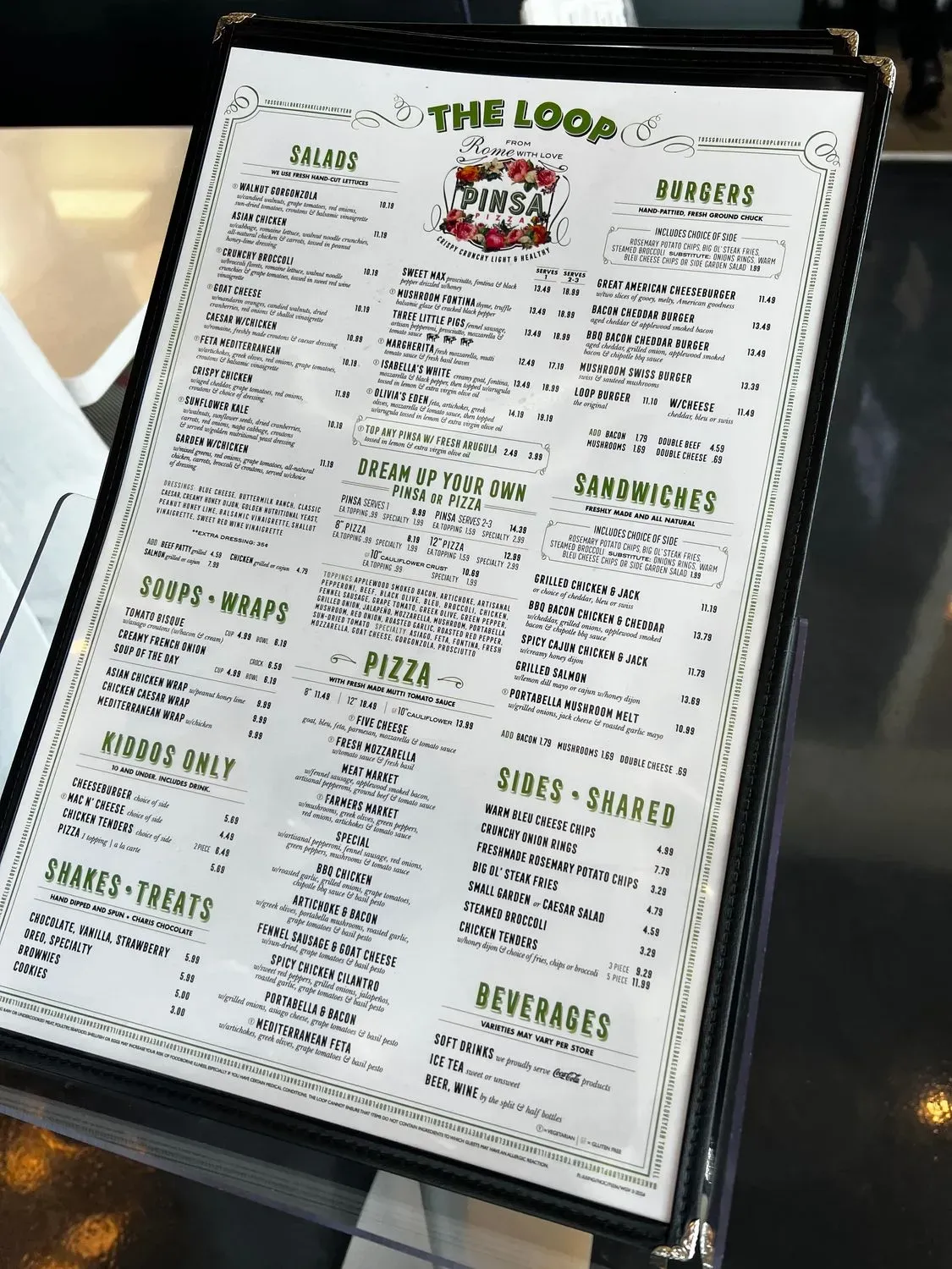 THE LOOP RESTAURANT Menu - Updated November 2025