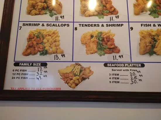 Tummy time fish & chicken Menu | Jacksonville, FL | Checkle