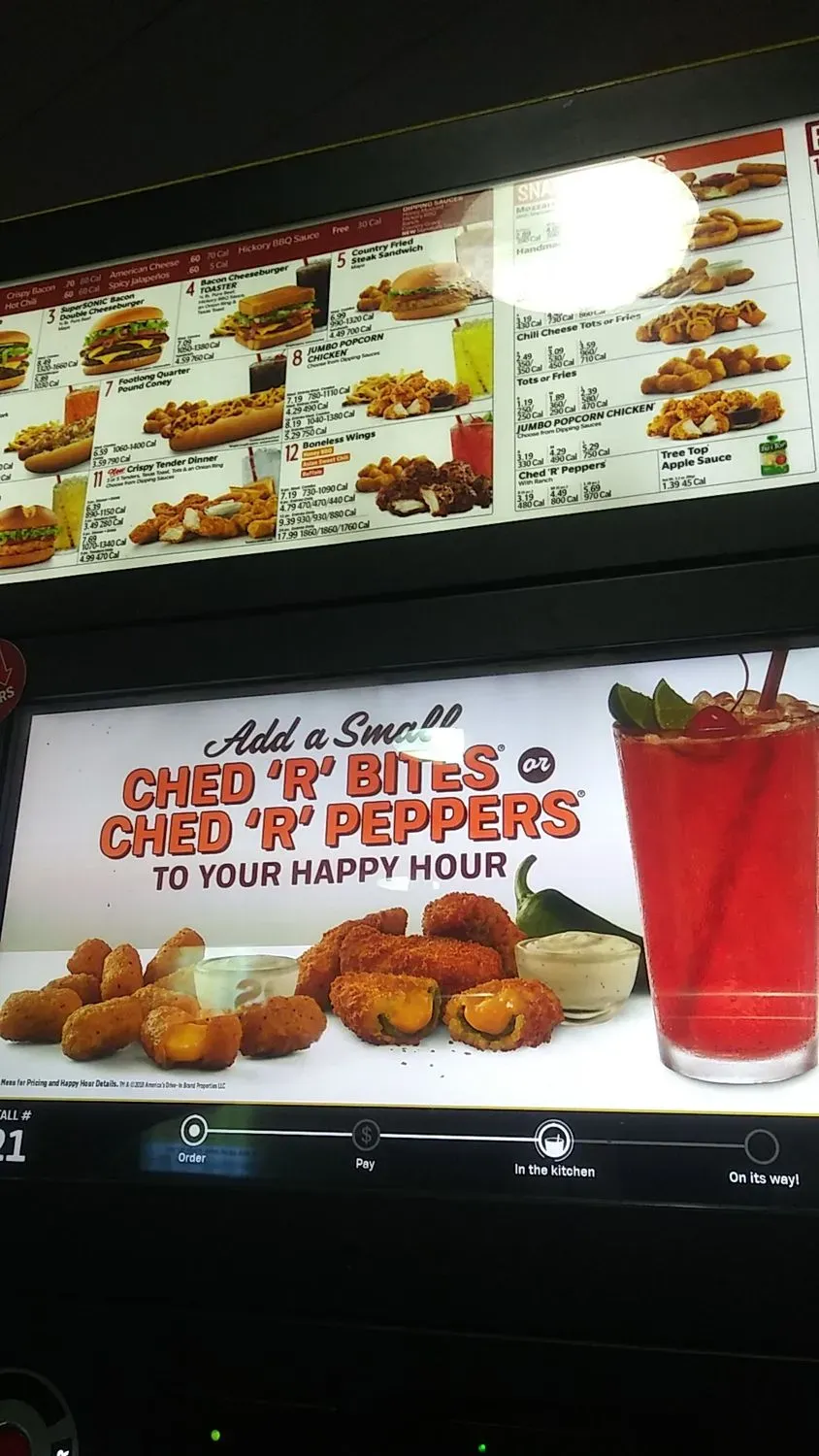 Sonic Drive-In Menu - Updated September 2025