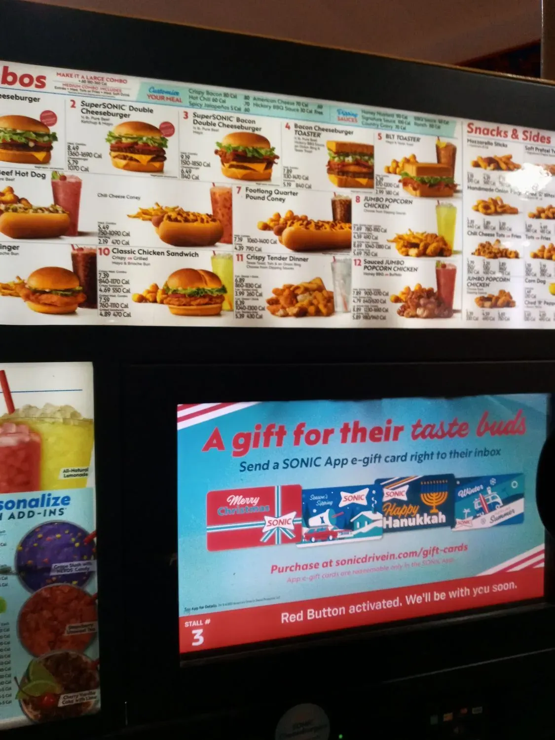 Sonic Drive-In Menu - Updated September 2025