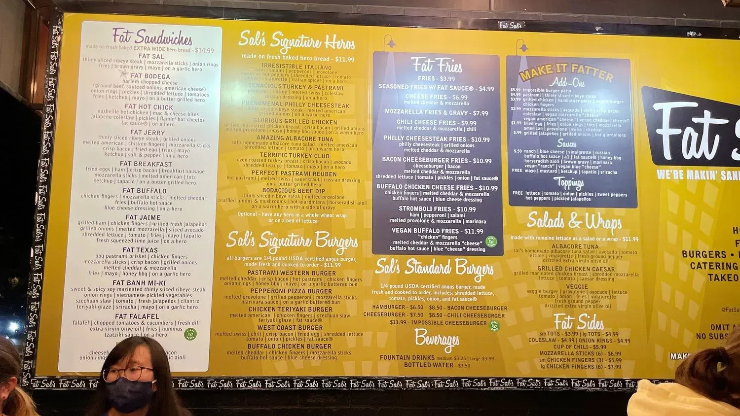 Fat Sal's Deli Menu - Updated November 2025