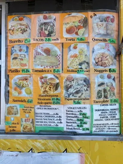 The Golden Burrito Menu | Oklahoma City, OK | Checkle