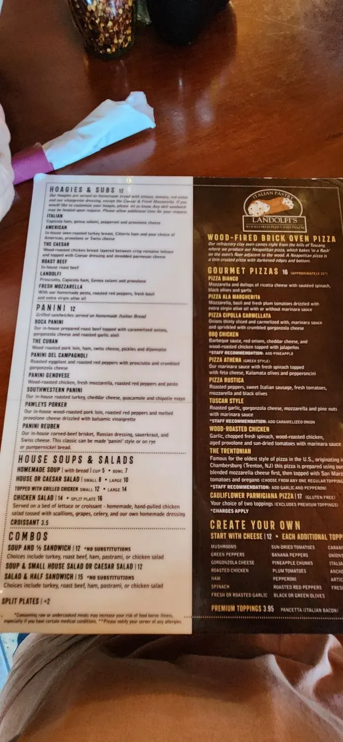 Landolfi's Italian Bakery Menu - Updated November 2025