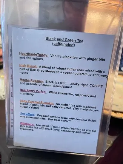 Front Porch Tea Room and Gathering Place Menu | Hallam, PA | Checkle