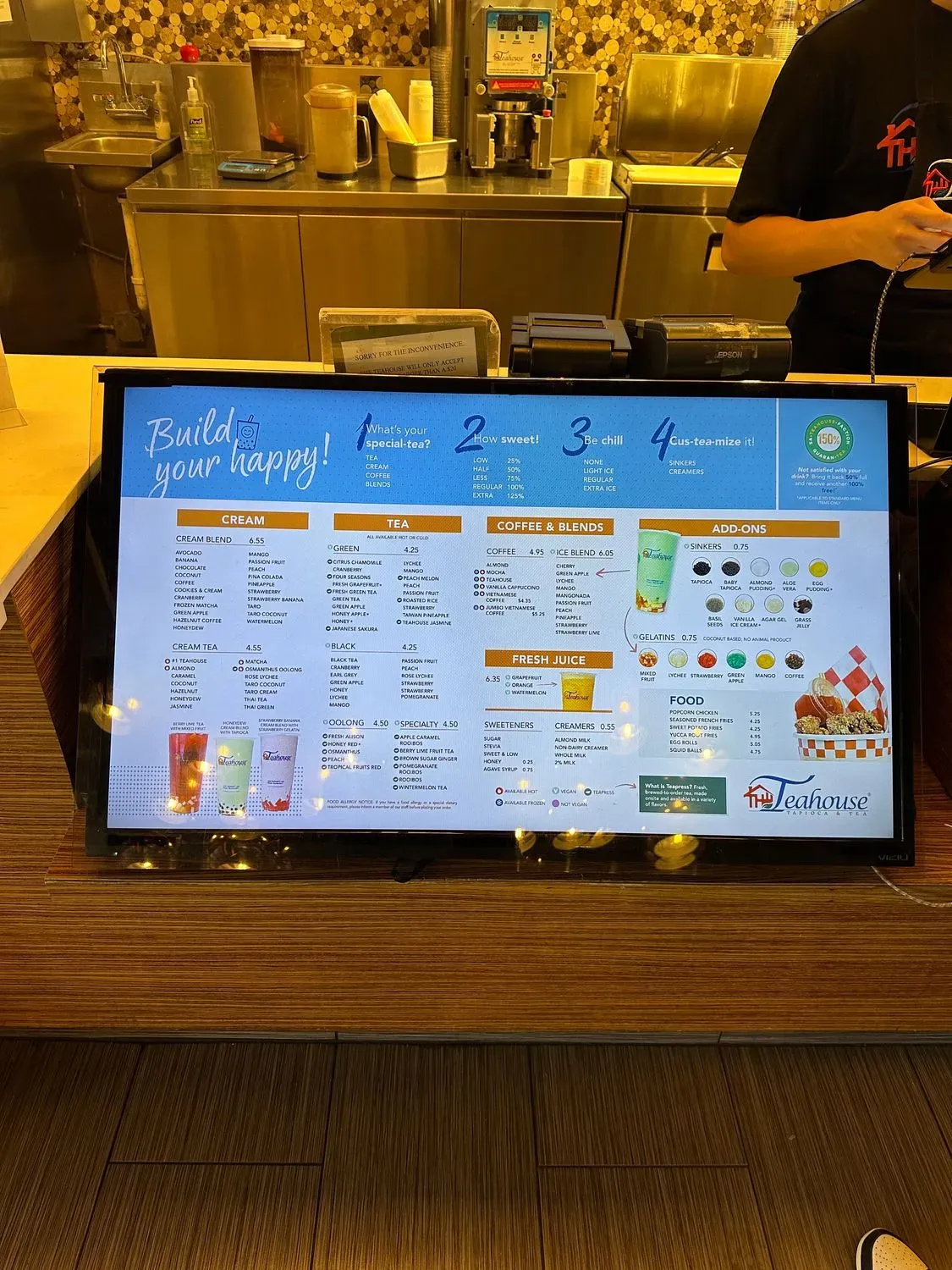The Teahouse Menu - Updated November 2025